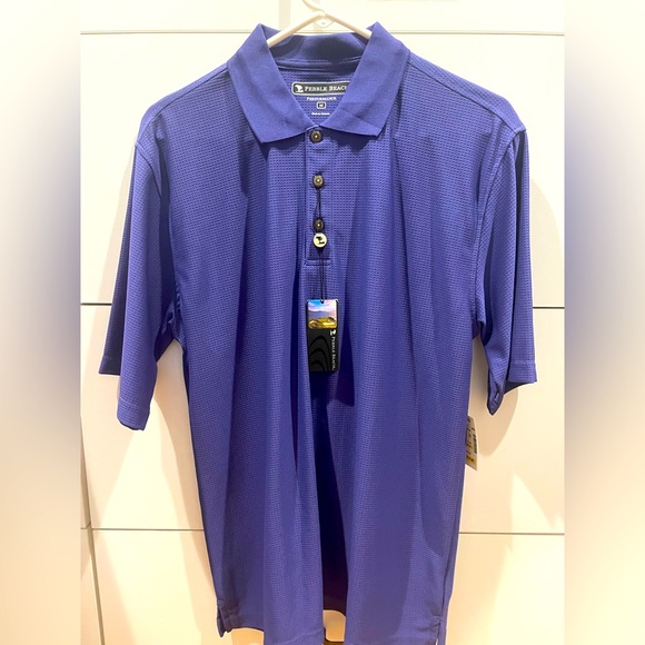 Pebble Beach | Shirts | Pebble Beach Purple Golfpolo Shirt | Poshmark